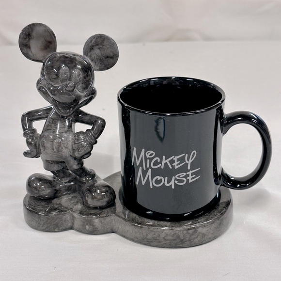 Disney | Office | Disney Mickey Mouse Faux Marble Cup And Cup Holder ...